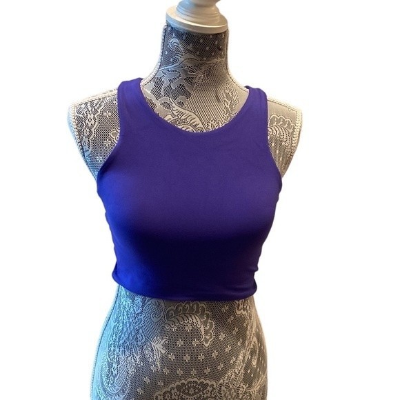 Athleta | Intimates & Sleepwear | Athleta Conscious Crop Bra Ddd Purple ...